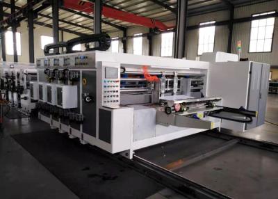 China Lead Edge Feeder Corrugated Carton Flexo Printer Slotter Machine / Carton Box Packing Machine for sale