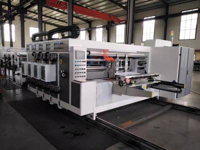 China Corrugated Clapboard Flexo Printing And Die Cutting Machine 380V for sale