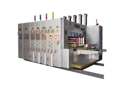China Speed 160 Pcs / Min Automatic Corrugated Box Flexo Printer Slotter Die Cutter Machine for sale