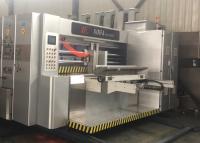 China Carton Box Lead Edge Flexo Printing And Die Cutting Machine PLC Control for sale