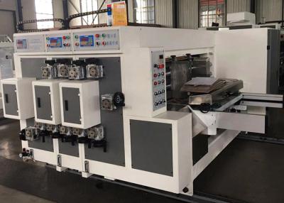 China Corrugated Carton Lead Edge Feeder Flexo Printer Slotter Machine With Low Noise for sale