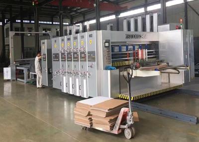 China Automatic Feeder Corrugated Box Flexo Printer Slotter Die Cutter Stripping Stacker Machine for sale