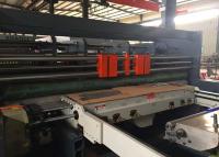 China Corrugated Lead Edge Feeder Slotter Machine / Carton Box Manufacturing Plant for sale