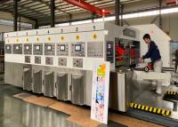 China Automatic Feeder Doctor Blade Ceramic Roller Printer Slotter Machine For Carton Box for sale