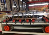 China Corrugate Carton Box Double Sheets Gluer Machine / Cardboard Box Packing Mahine for sale