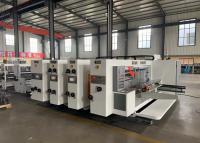 China Custom Flexo Printer Die Cutting Slotter Machine Automatic Independent Lead Edge Feeding for sale
