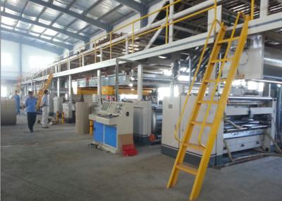 China Fast Corrugated Carton Machine 3 5 7  Layers Clapboard Production Line for sale