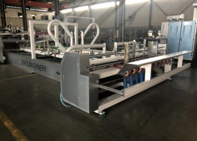China Corrugated Paper Sheet Carton Folder Gluer Machine , Box Folding And Gluing Machine for sale