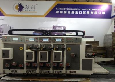 China Carton Corrugated Flexo Printer Slotter Machine Auto Independent Lead Edge Feeding for sale