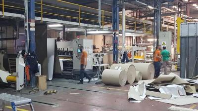 China 3 Or 5 Or 7 Layer Auto Corrugated Cardboard Production Line WJ Serious for sale