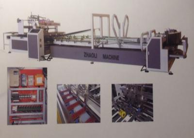 China Auto Or Semi Auto Carton Folding And Gluing Machine Save Labor Convenience for sale