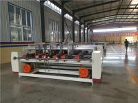 China Special Carton Shape Double Sheets Folder Gluer Machine With 1 Year Warranty for sale