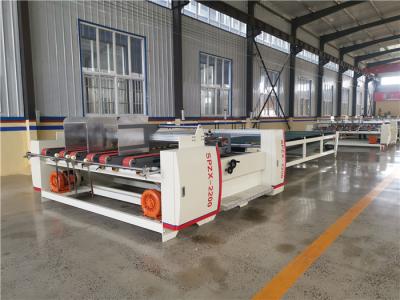 China Special Carton Shape Double Sheets Folder Gluer Machine With 1 Year Warranty for sale