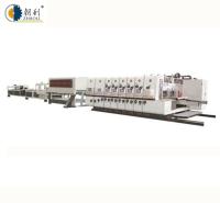 China Carton Box Print Slot Die Cut Machine Flexo Printer Slotter With Stacker for sale