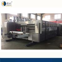 China Carton Box Print Slot Die Cut Machine Flexo Printer Slotter With Stacker for sale