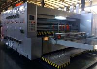 China Lead Edge Feeder Carton Box Flexo Printer Slotter Die Cutter Machine Speed 120 Pcs / Min for sale