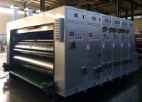 China Lead Edge Feeder Carton Box Flexo Printer Slotter Die Cutter Machine Speed 120 Pcs / Min for sale