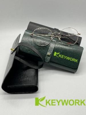 China Multicolor Luxury Soft PU Leather  Lightweight glasses Packaging Eyeglasses Case for sale