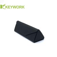 China Tri-Folding Optical Triangular Metal Eyewear Case Resist Compression Chinese Manufacturer for sale