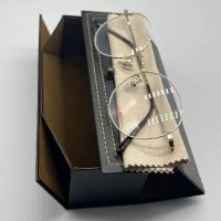 China Mutispandex Square Metal Eyeglass Case Hard Folding With Embossed Printing for sale