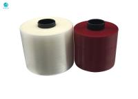 China 30mm Inner Core ID Red Gold Line Hot Metal One Side Adhesive Tobacco Tear Strip Tape for sale