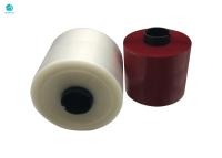 China 30mm Inner Core ID Red Gold Line Hot Metal One Side Adhesive Tobacco Tear Strip Tape for sale