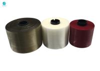 China 30mm Inner Core ID Red Gold Line Hot Metal One Side Adhesive Tobacco Tear Strip Tape for sale