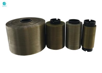 China Classic PET MOPP Gold Line Dots 10000m Bobbin Safety Thread Tobacco Tear off Tape for sale