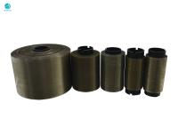 China Classic PET MOPP Gold Line Dots 10000m Bobbin Safety Thread Tobacco Tear off Tape for sale