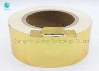 China 230gsm Moistureproof Cork Tipping Paper Glossy Gold Cardboard Paper for Cig for sale