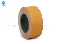 China Yellow Plain Cork Cigarette Tipping Paper 34gsm With Gold Line Or Words for sale
