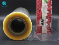 China Transparent Holographic Film Roll Biaxially Oriented Polyethylene Tobacco Packing Film for sale