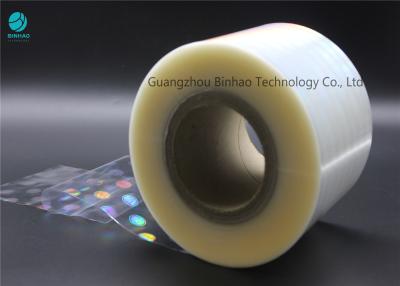 China Transparent BOPP Holohraphic Film / Holographic Foil Multiple Extrusion Thickness for sale
