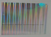 China Moisture Proof PET BOPP Holographic Film Roll For Cigarette Box Packaging for sale