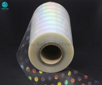 China Self Adhesive Stretch Wrap Holographic Transparent Foil For Maps 12 - 50 Microns for sale