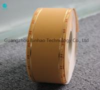 China 33g Yellow Base Printed Cork Tipping Paper Wood Pulp Tipping Base Paper for sale