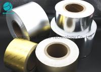 China Bright Silver Gold Aluminum Tin Foil Wrapping Paper 50gsm - 80gsm Grammage for sale