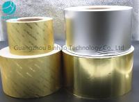 China Bright Cig Aluminium Foil Laminated Paper Hight Strength Tobacco Foil for sale