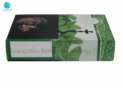 China Red Glassy Cardboard Cigarette Cases Shisha Cases UV Stamping And Foil Printing for sale