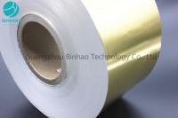 China Matte Silver Gloss Gold Aluminium Foil Paper / Tobacco Wrapping Paper for sale