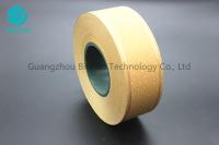 China Yellow Cork Tipping Paper Gold Line Printed Tobacco Wrapping Paper for sale