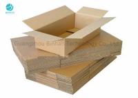China Strong Cigarette Corrugated Cardboard Packing Boxes With Shipping Marks Printed for sale