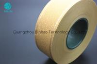 China Yellow Good Permeability Tipping Paper For Cigarette Filter Wrapping 34gsm for sale