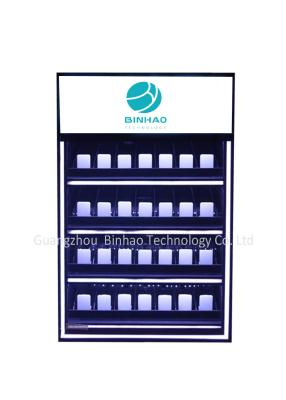 China Customized 3 Layer LED Light Acrylic Display Cabinets For Cigarette / Tobacco for sale