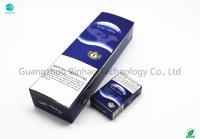 China Fancy Blue Material Recycle Cardboard Cigarette Cases / Smoking Plain Packaging for sale