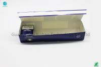 China Fancy Blue Material Recycle Cardboard Cigarette Cases / Smoking Plain Packaging for sale