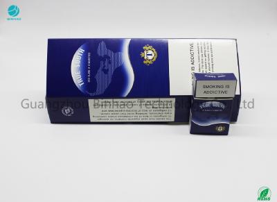 China Recyclable Gravure Printing Cardboard Cigarette Cases With Embossed Logo for sale
