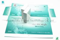 China Fashionable Printing Cardboard Cigarette Cases / Recycled Tobacco Green Packet for sale