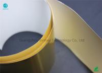 China Composite Glossy Plain Gold / Silver Aluminium Foil Paper 83mm Width for sale