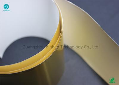 China Composite Glossy Plain Gold / Silver Aluminium Foil Paper 83mm Width for sale